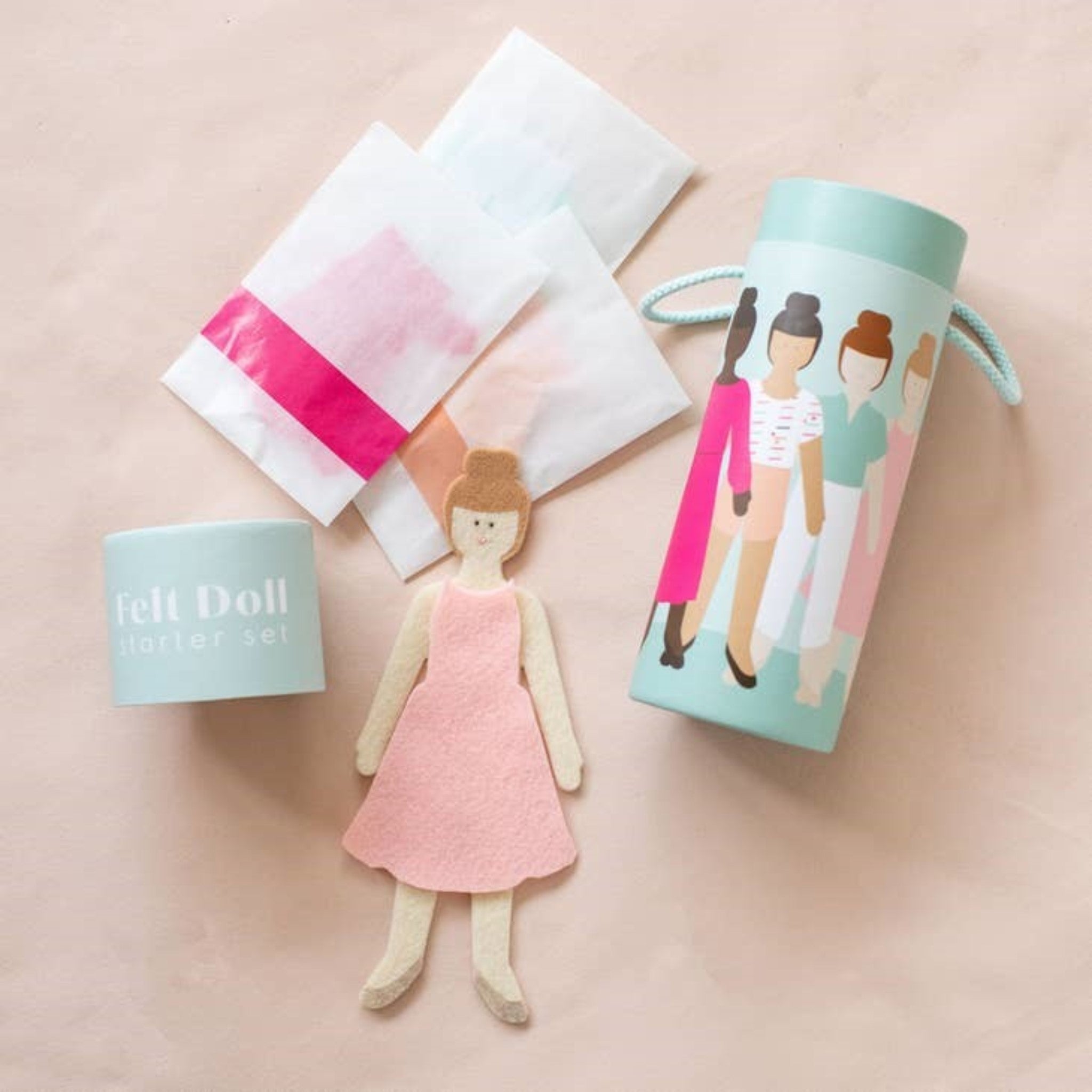 Felt Doll Starter Girl | Honey – humble children.